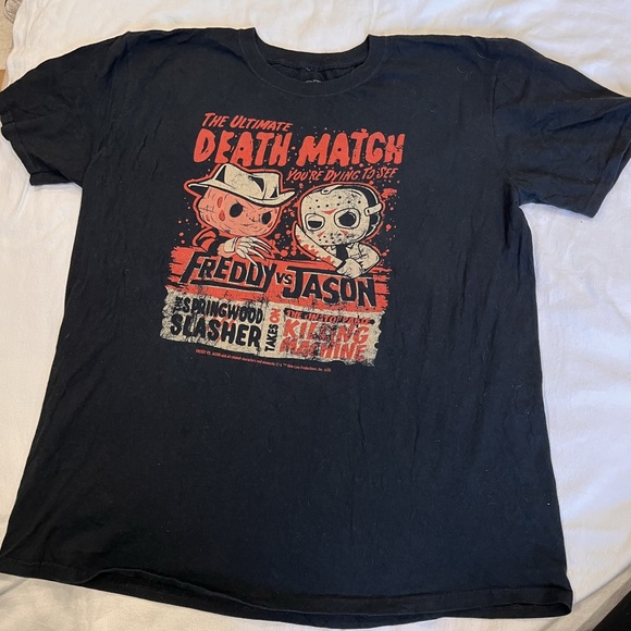 Funko | Shirts | Black Freddy Vs Jason Graphic Tshirt | Poshmark
